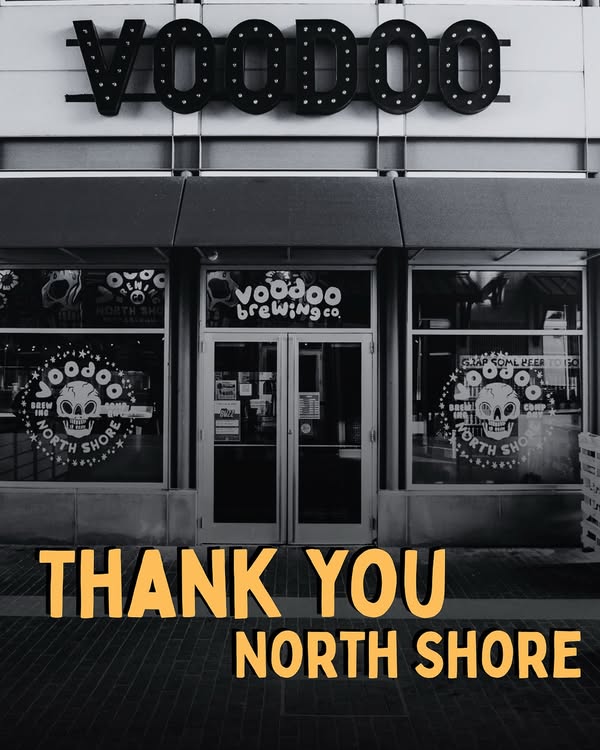 Voodoo Brewing Announces Their North Shore Location is Closing - The ...